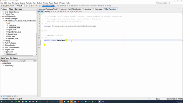 Vidéos Pod - Dessin2d - Tut04 Guijavafxstructure