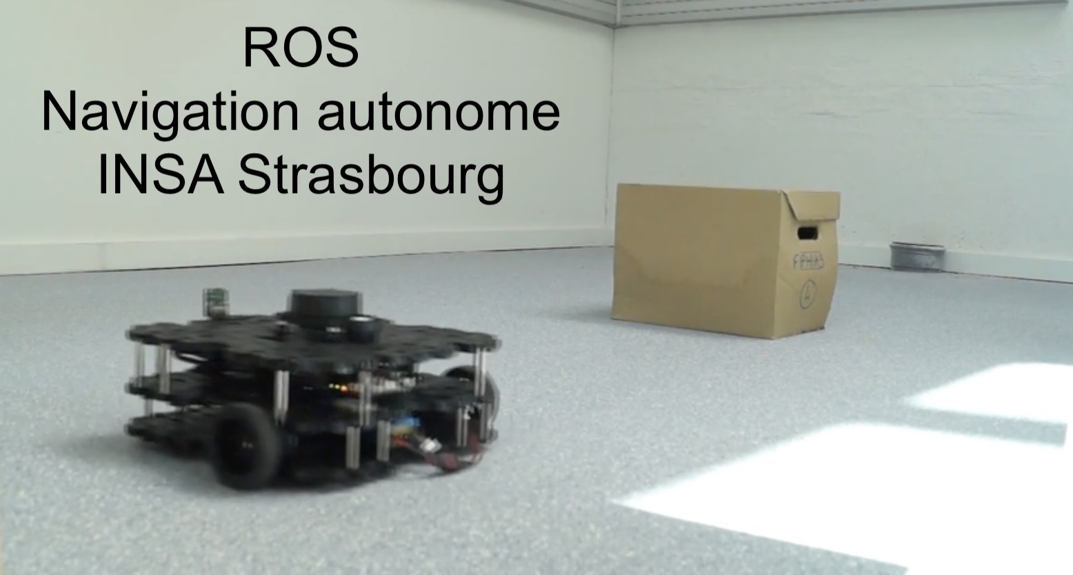 Vidéos Pod - Génie électrique - S-IOT - Ros Navigation Autonome